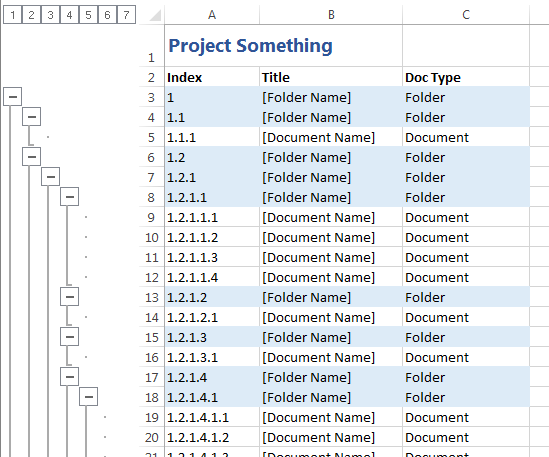 Excel Use Grouping To Show Tree Structure Modern Legal Support